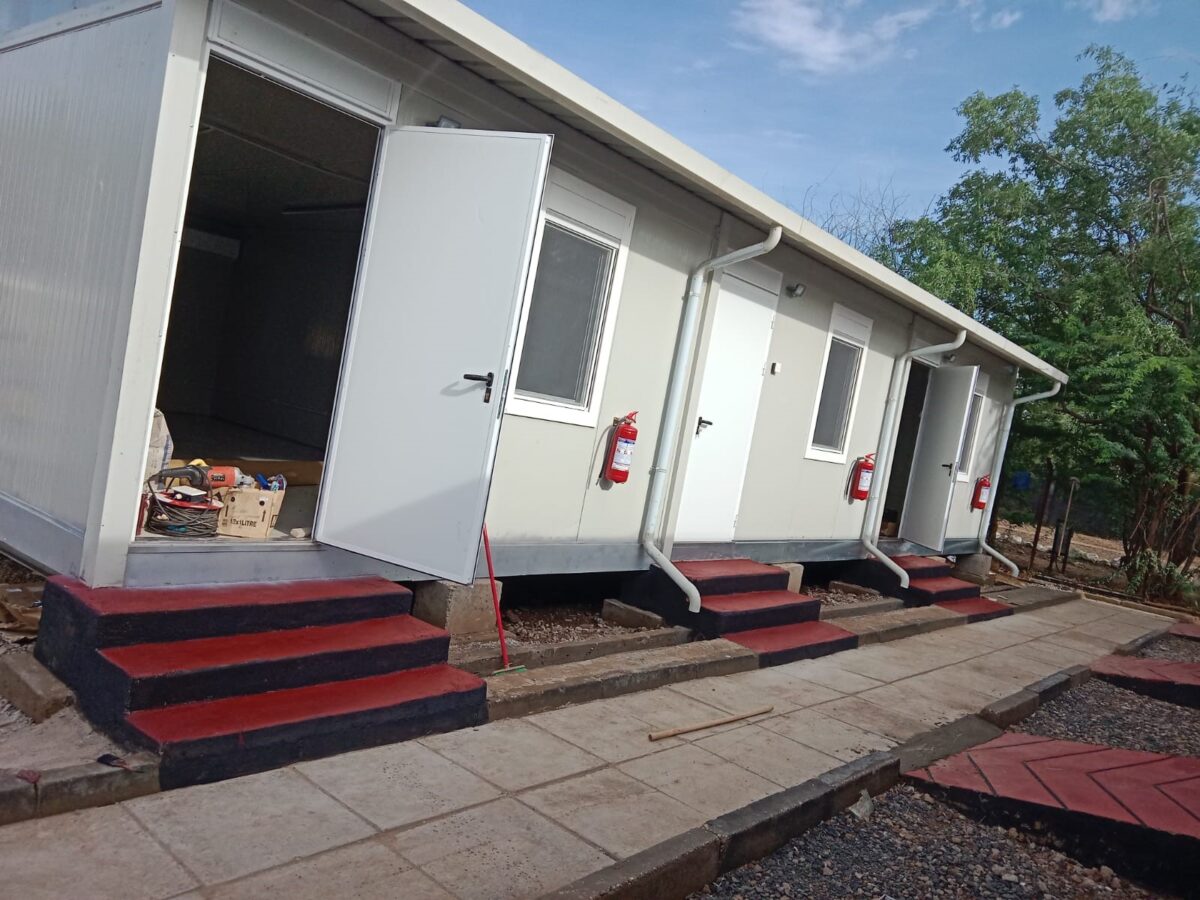 CONSTRUCTION OF FUNDAMENTS FOR INSTALLATION OF 2 Nos SIX MODULE PREFABS UNIT, EXTERNAL TOILET ...